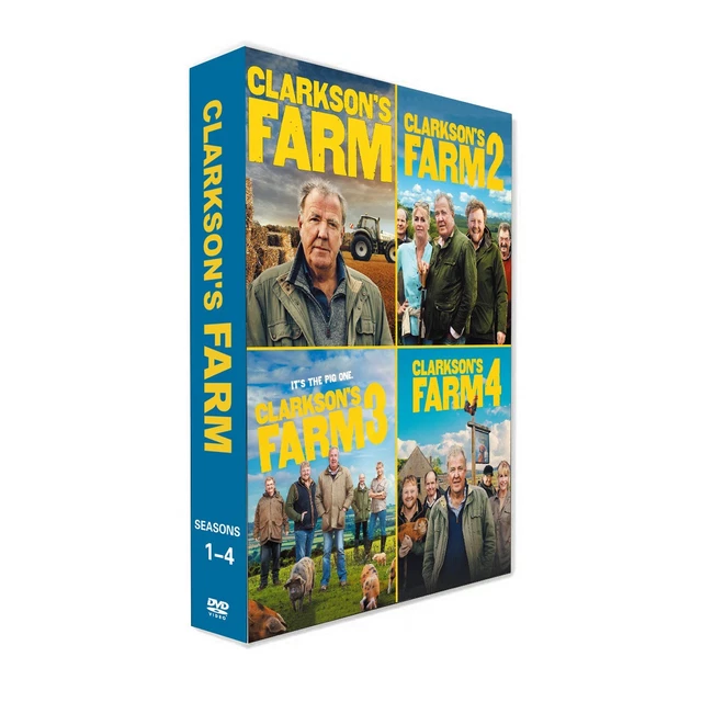 CLARKSON'S FARM: THE Complete Season 1-4 (DVD, 8-Disc Box Set) Brand ...
