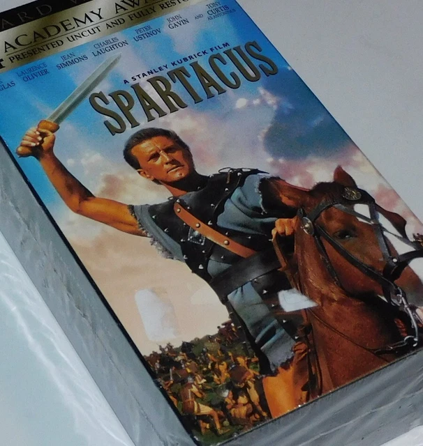 1960 SPARTACUS MOVIE VHS tape, 2001 Universal Video , NEW sealed ...