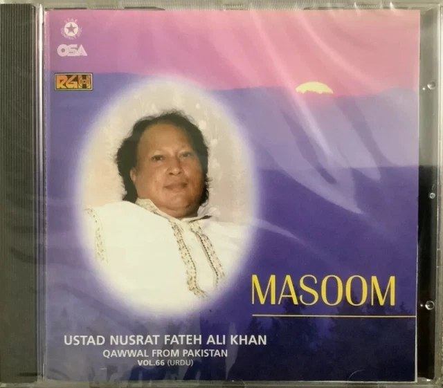 MASOOM VOL 66 By Ustad Nusrat Fateh Ali Khan - Qawwali CD $17.72 - PicClick