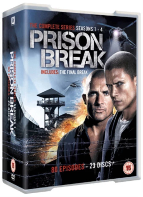 PRISON BREAK - Series 1-4 - Complete (Box-set) (DVD, 2012) £8.00 ...