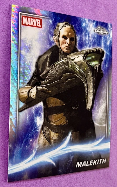 MALEKITH 2025 TOPPS Chrome Marvel Studios PRISM REFRACTOR Card #37 £4. ...