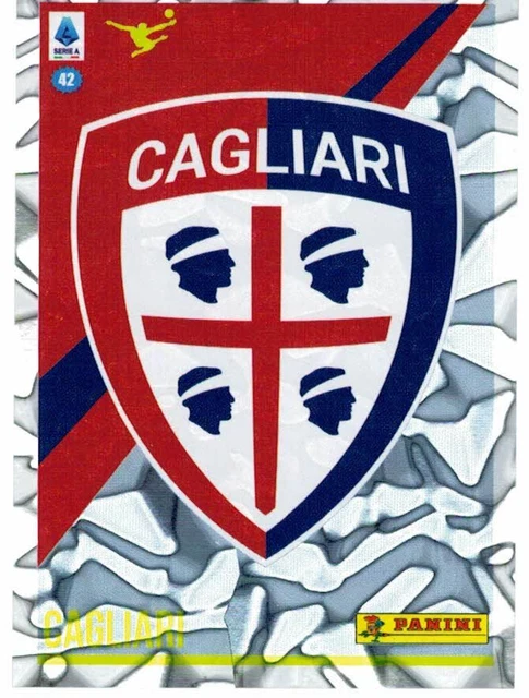 CALCIATORI PANINI 2023-2024 Figurina N. 56 Logo Scudetto Cagliari EUR 1 ...