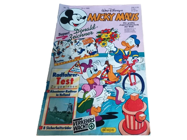 WALT DISNEY MICKY Maus Revue Jeunesse N°16 1988 Aventure EUR 6,95 ...