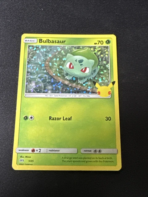 BULBASAUR 1/25 HOLO - Mc Donalds Promo - Pokemon Trading Card Game EUR ...