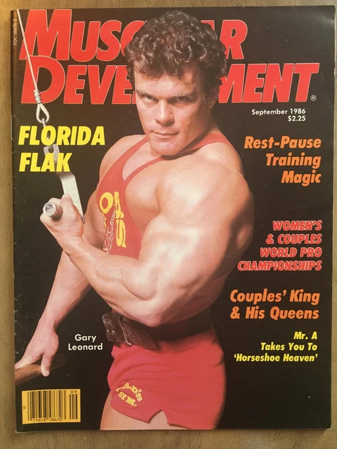 MUSCULAR DEVELOPMENT MAGAZINE September 1983 Gary Leonard Vintage ...