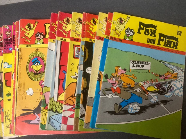 BSV: 17 X FOX und FLAX Comic Hefte (60er Jahre) [2837] EUR 31,39 ...