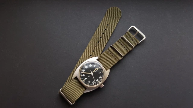 GENTS MILITARY ISSUED Cwc Mechanical W10-6645 British Army Watch Nato ...