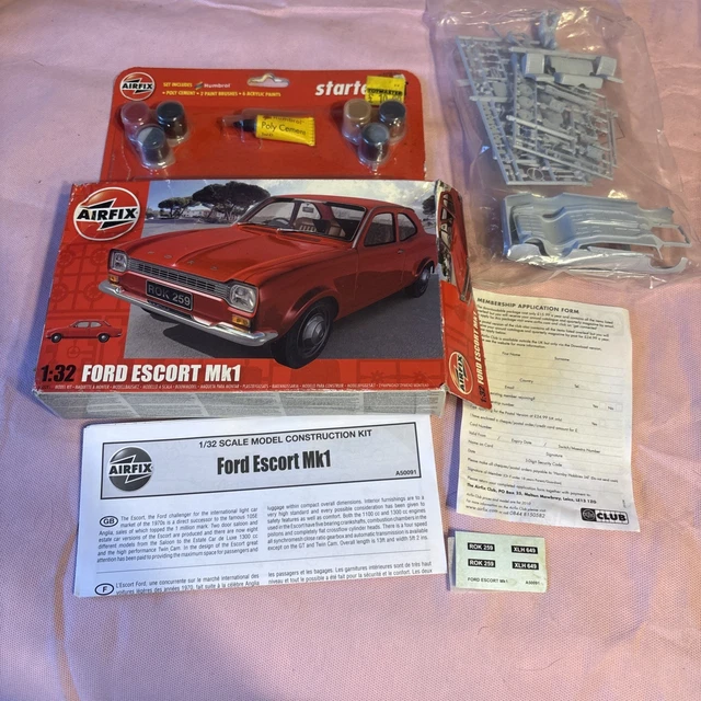 AIRFIX 1:32 STARTER Set Ford Escort MK1 A50091 £10.78 - PicClick UK