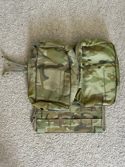 ADA AMCU 2X Vertical Utility Pouch AMCU TBAS V5 Repro Zip On Back Panel ...