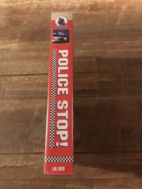 POLICE STOP VHS Video Real Life Police Pursuits 50 Mins Hosted By ...