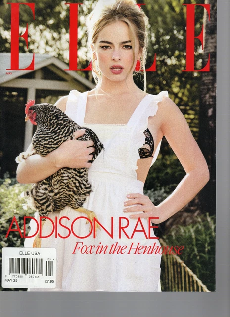 ELLE USA MAGAZINE May 2025 Addison Rae Kelsea Ballerini Laufey Samar ...