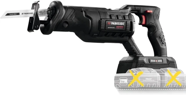 PARKSIDE PERFORMANCE BRUSHLESS Motor 40 V Cordless reciprocating Saw £ ...