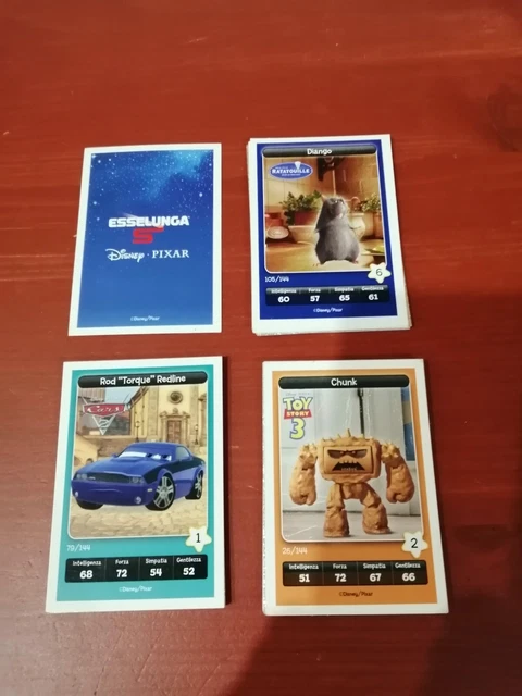 LOTTO 25 FIGURINE album Card Disney Pixar Esselunga 2010 Rif. L180 EUR ...
