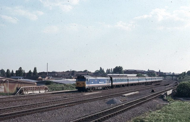 35MM SLIDE BR British Railways Diesel Loco Class 50 50023 @ Old Oak 20. ...