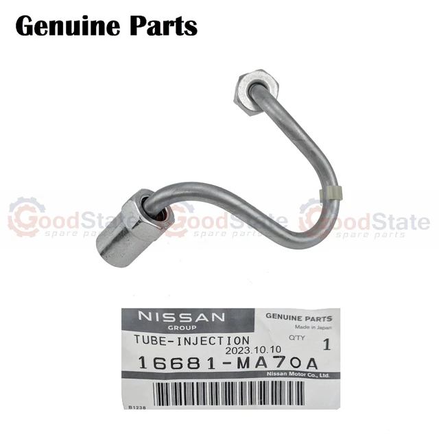 GENUINE NISSAN PATROL Y61 GU ZD30DDTI CR Fuel Injector Line Pipe No2 ...