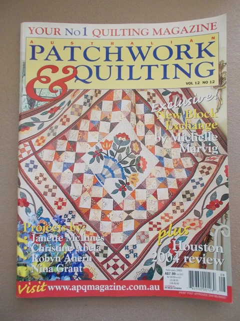 AUSTRALIAN PATCHWORK & Quilting Vol 12 #12~Chelsea's Window~Irish Chain ...