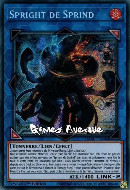 YU-GI-OH ! SPRIGHT de Sprind DABL-FR048 VF/SECRET EUR 20,90 - PicClick FR