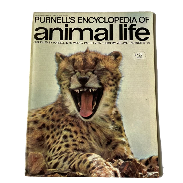 PURNELL’S ENCYCLOPEDIA OF Animal Life Magazine Volume 1 Number 15 Issue ...