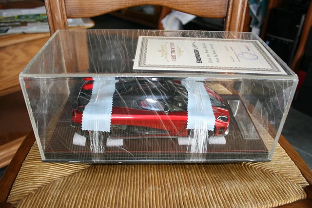 KOENIGSEGG AGERA HH 26/50 transparent red neuf 1/18 frontiart no mr bbr ...