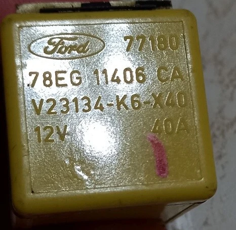 GENUINE FORD SIERRA MK2 Yellow Relay 78EG-11406-CA 12V 40A £27.00 ...