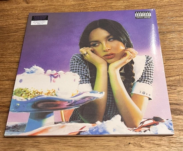 SOUR OLIVIA RODRIGO LTD Transparent Blue Alternate Cover & Poster. New ...