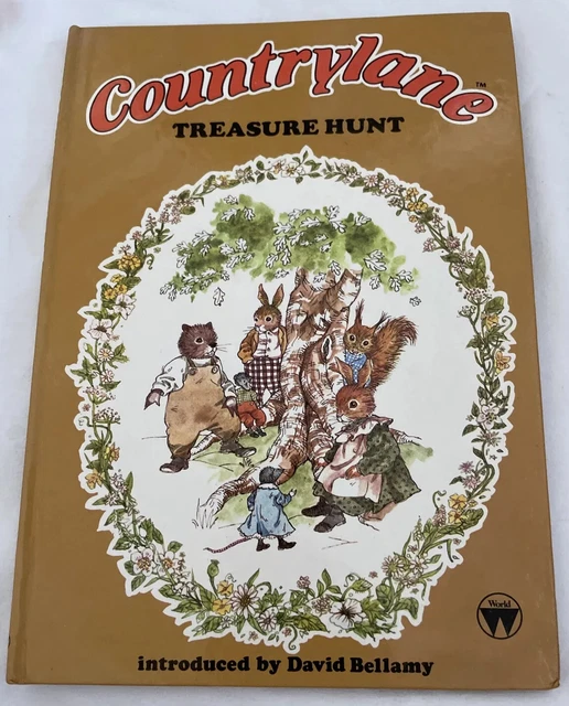 VINTAGE COUNTRYLANE TREASURE Hunt David Bellamy Story Book Hardback #8 ...