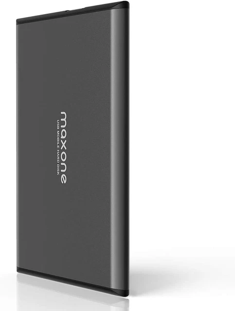 MAXONE PORTABLE EXTERNAL Hard Drive 320GB USB 3.0 -2.5" Ultra Slim ...