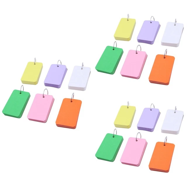 3 PACK BLANK Flash Cards for Revision Note Pads Easy Notepads Study £50 ...