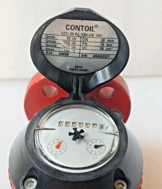 AQUAMETRO VZO 20 FL 130/JIS 16K fuel oil & Marine CONTOIL FLOW METER ...