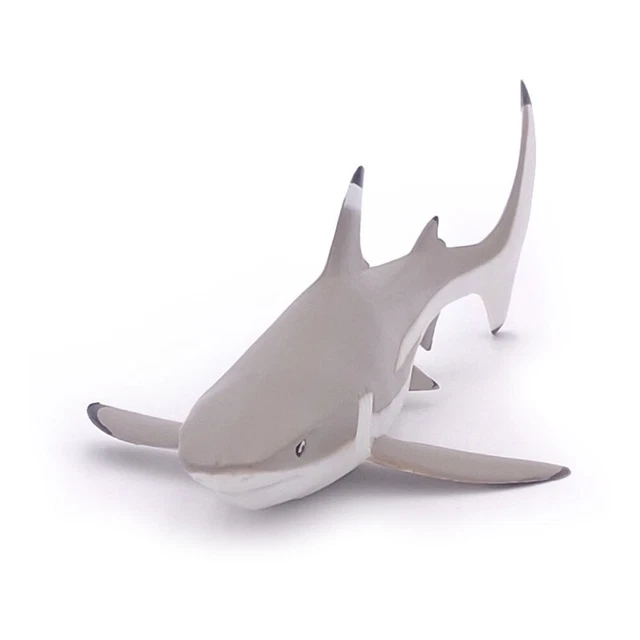PAPO MARINE LIFE Blacktip Reef Shark Toy Figure, Grey/White (56034) EUR ...