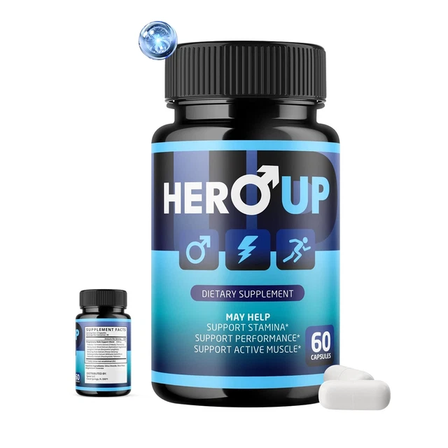(1 PACK) HERO Up for Men Advanced Max Formula Vitamin Supplement 60 ...