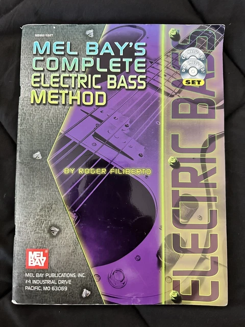 MEL BAY'S COMPLETE ELECTRIC BASS METHOD (BOOK, CD, AND DVD) By Roger ...
