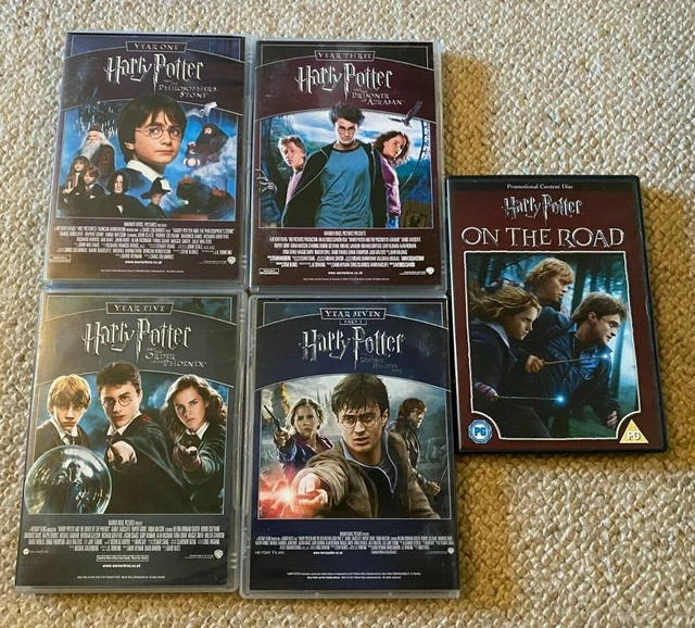 FULL SET HARRY Potter DVDs Plus Promotional 'On The Road' Disc. 9 Discs ...