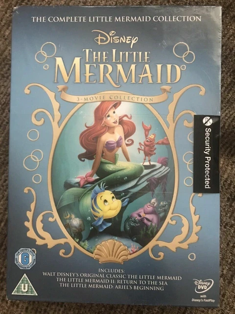 THE LITTLE MERMAID Complete Collection - 3 Disc Dvd Box Set (Dvd) New ...