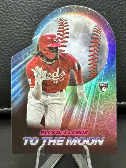 CARTA ROOKIE ELLY De La Cruz 2024 Topps Big League To The Moon rossa #TM-1 EUR 11,24 - PicClick IT