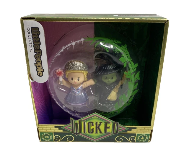 LITTLE PEOPLE WICKED Glinda & Elphaba Wicked For Good Collector Figure ...