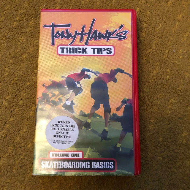 TONY HAWK'S TRICK Tips - Vol. 1 - Skateboarding Basics (VHS, 2002) £5. ...
