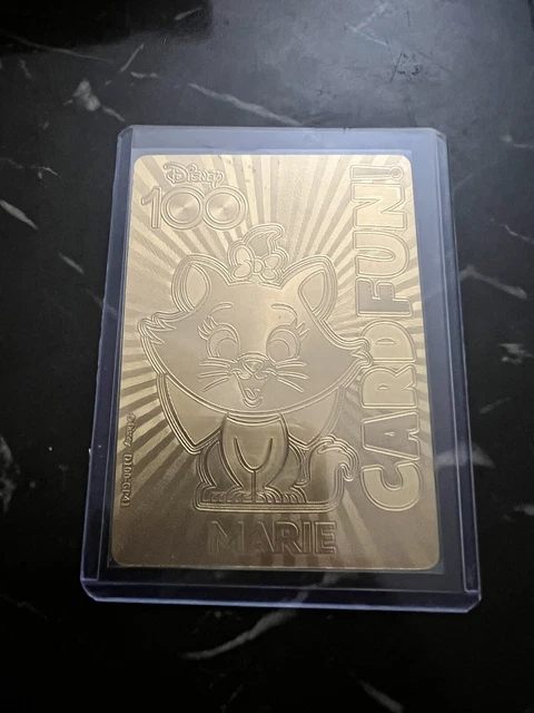 2023 DISNEY 100 Years Of Wonder Card Fun! GOLD #85/100 Marie Golden ...
