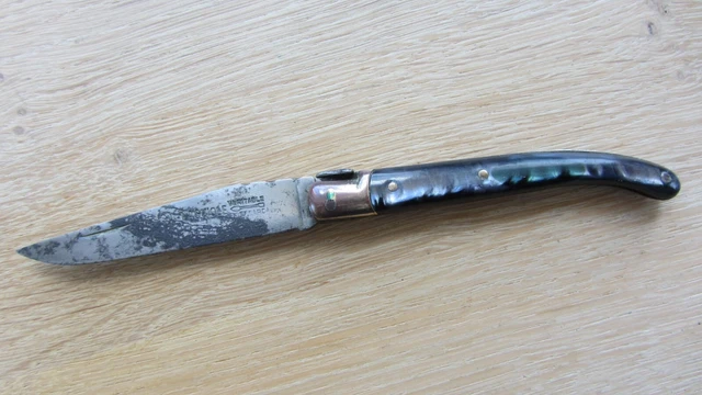 ANCIEN COUTEAU LAGUIOLE , VERITABLE BROSSARD . EUR 12,00 - PicClick FR