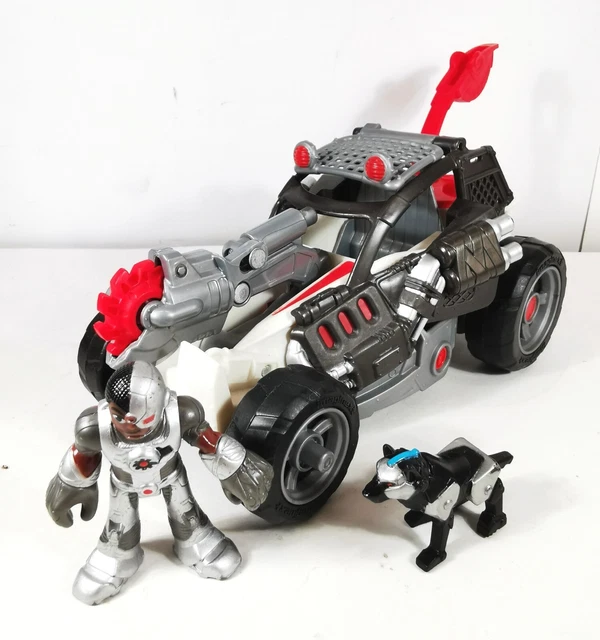 PLAYSKOOL IMAGINEXT CYBORG Saw Buggy with Cyborg and Dog Figures £14.95 ...
