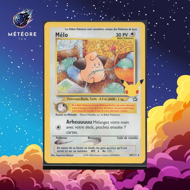 CARTE POKÉMON MÉLO 20/111 Epée & Bouclier Célébrations Français EUR 4 ...