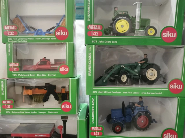 SIKU FARMER OLDTIMER Traktor Anhänger Landwirtschaft Modell Sammler ...