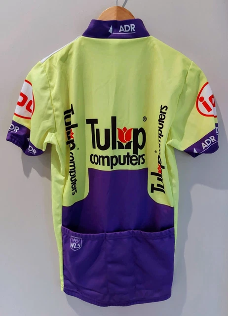 VINTAGE 1990 TULIP Computers ADR Cycling Jersey £39.99 - PicClick UK