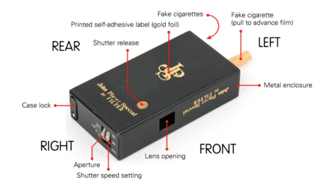 RARE JOHN PLAYER Special KGB spy camera from The Cold War in 1970. Best ...