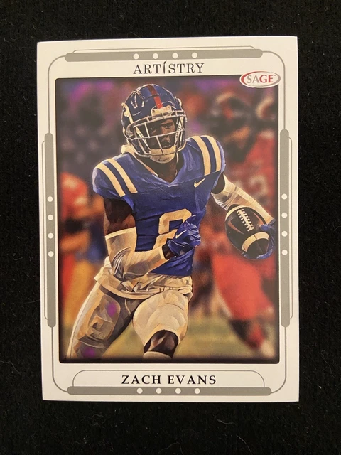 2023 SAGE ARTISTRY Silber Zach Evans RC #128 Los Angeles Rams EUR 2,03 ...