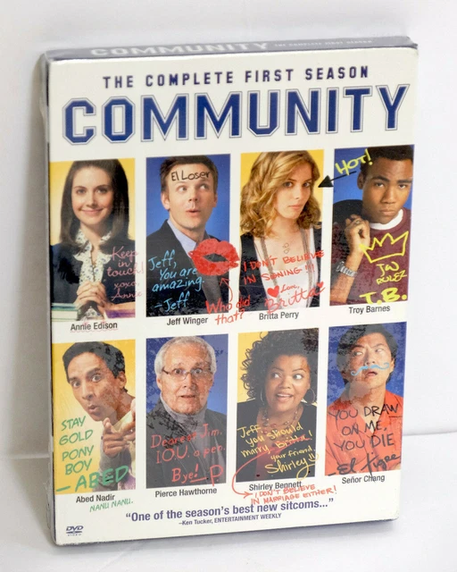 BRAND NEW - Community: The Complete First Season (DVD, 2010, 3-Disc Set ...