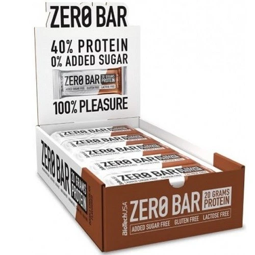 BIOTECHUSA ZERO BAR, Double Chocolate 20 x 50g - Exp.02/27 £37.95 ...