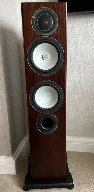 MONITOR AUDIO RX6 Silver Series floor standing speakers. Walnut finish ...