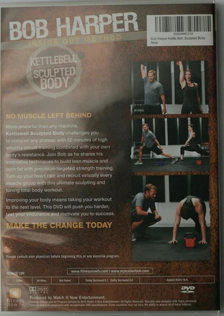 BOB HARPER- INSIDE Out Method: Kettlebell Sculpted Body DVD (2010) £19. ...