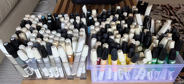 230 VINTAGE EBERHARD Faber Design Markers. Many Colors. Tested $460.00 ...